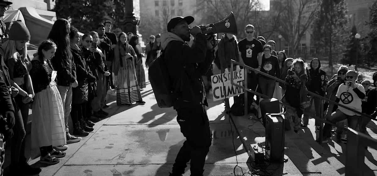 DJ Cavem Marches for Climate Justice in '1 For The Hood' Music Video